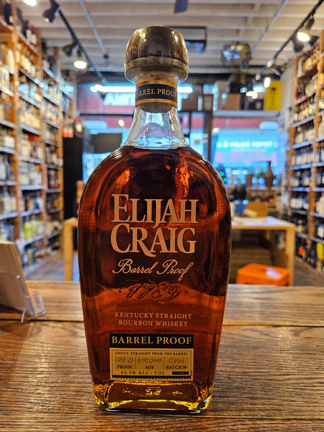 Elijah Craig Bourbon Barrel Proof 11YR Batch C924 750mL – Arthur ...