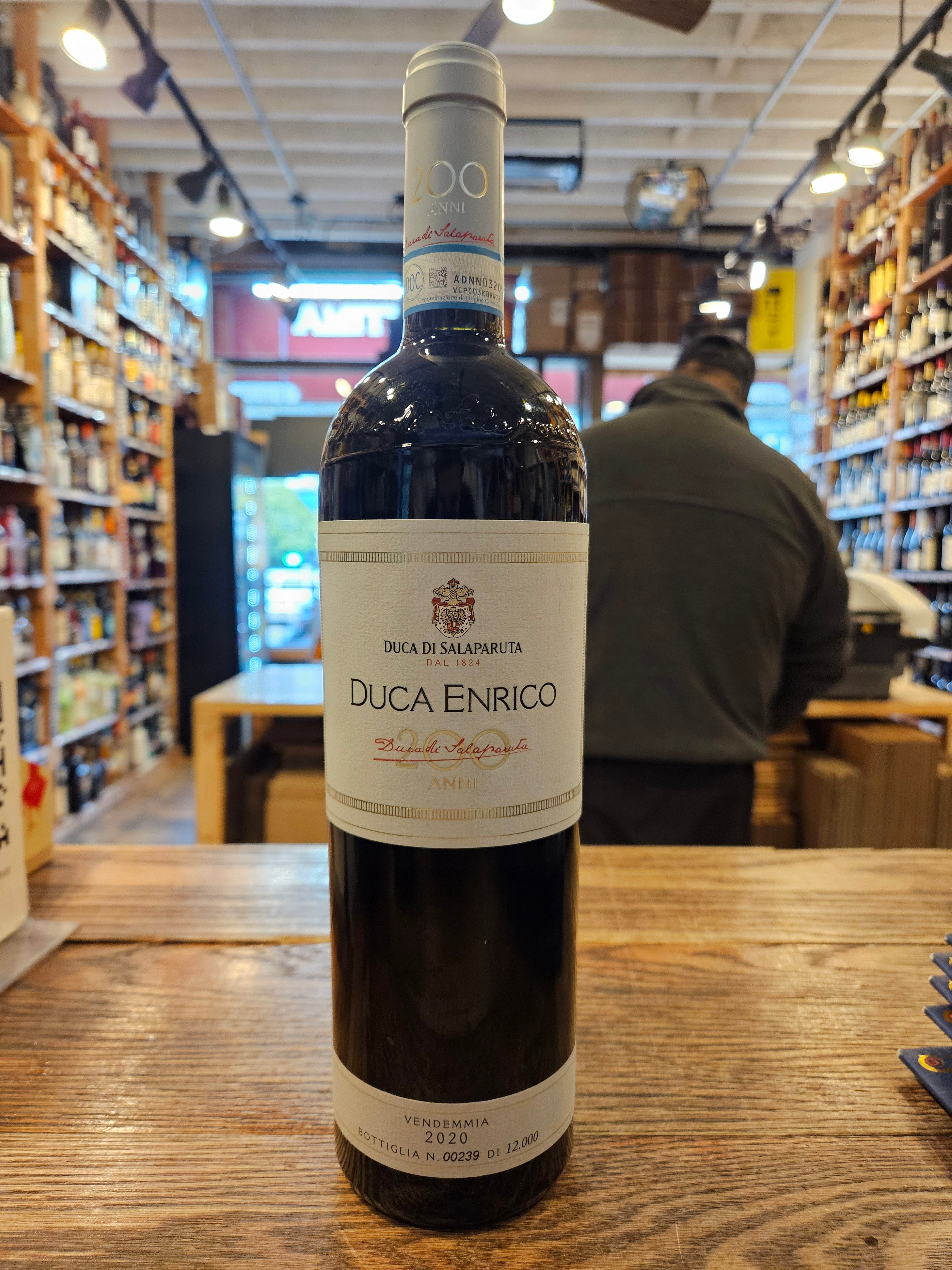 Duca Enrico Duca di Salaparuta 750mL – Arthur Cantina Wine & Liquor