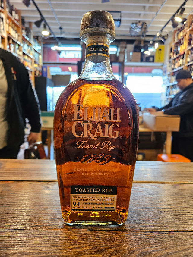 Elijah Craig Toasted Rye 750mL – Arthur Cantina Wine & Liquor