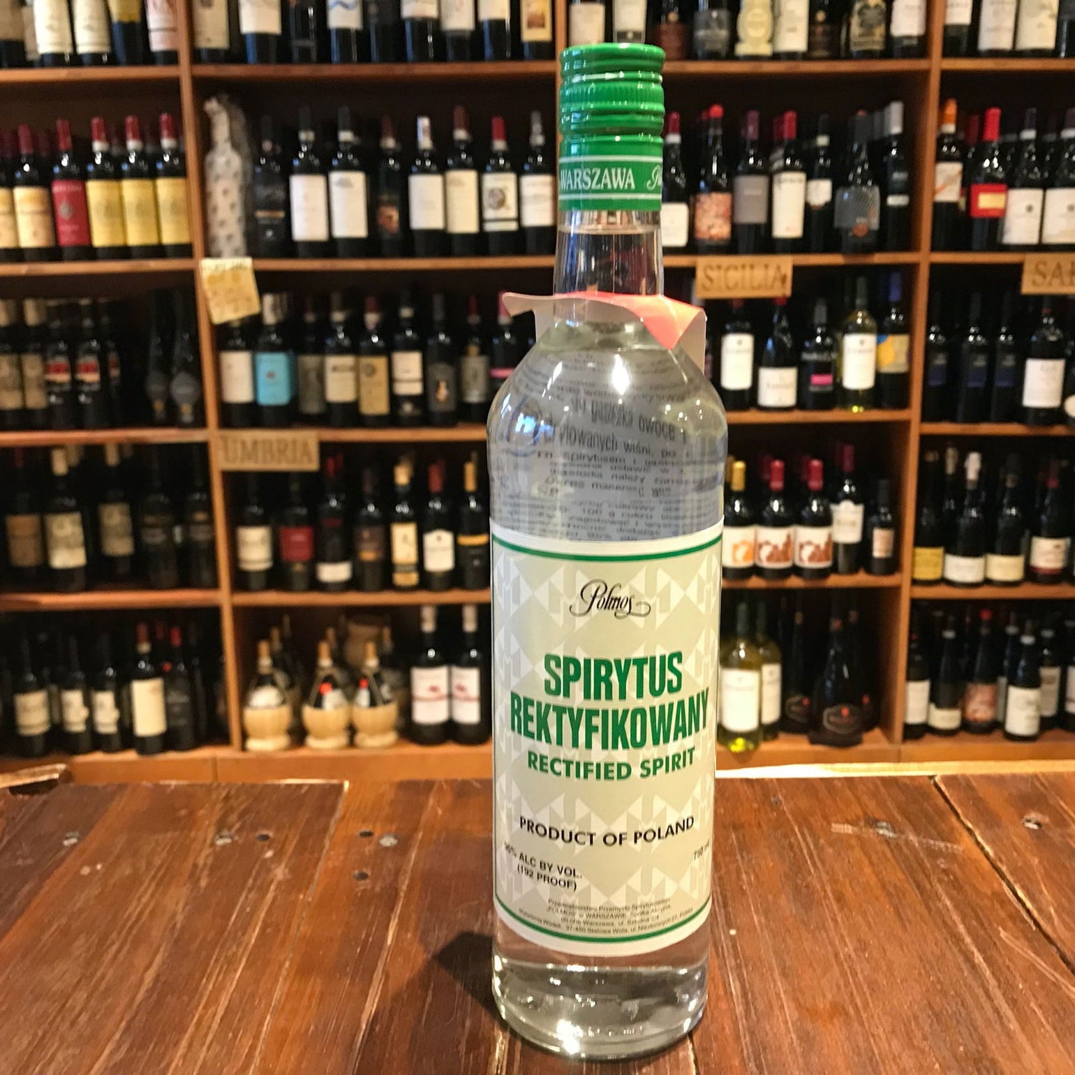 Polmos Spirytus Rektyfikowany 192º 750mL – Arthur Cantina Wine & Liquor